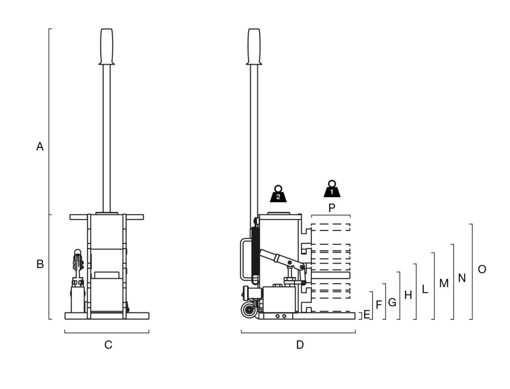 Air Hydraulic Jack - Canguro