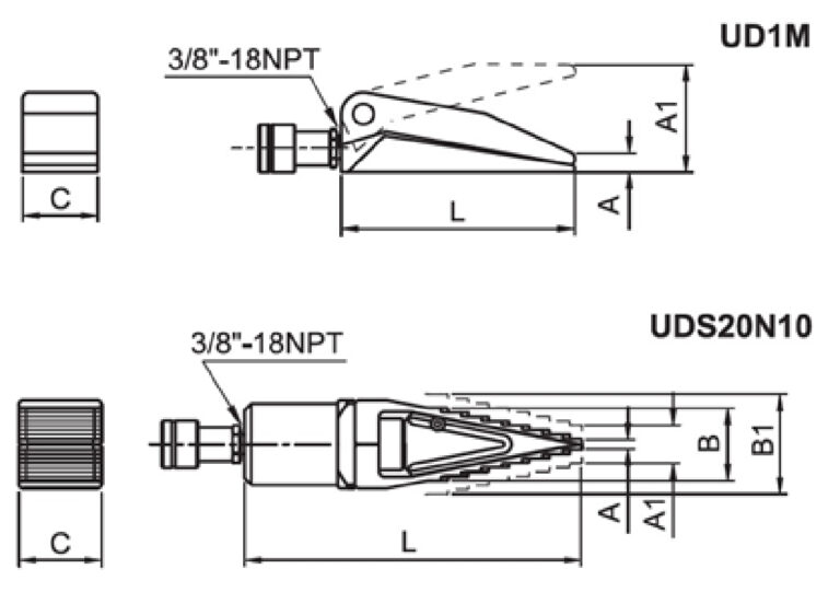 UD - Hydraulic Spreaders - Abdex Hydraulics